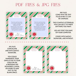 Editable Santa Cam Letter | Printable PDF & JPG Files | Use Santa's ...