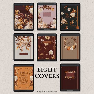 8 Autumn Covers for Digital Planners, Notebooks, or Journals | Fall ...
