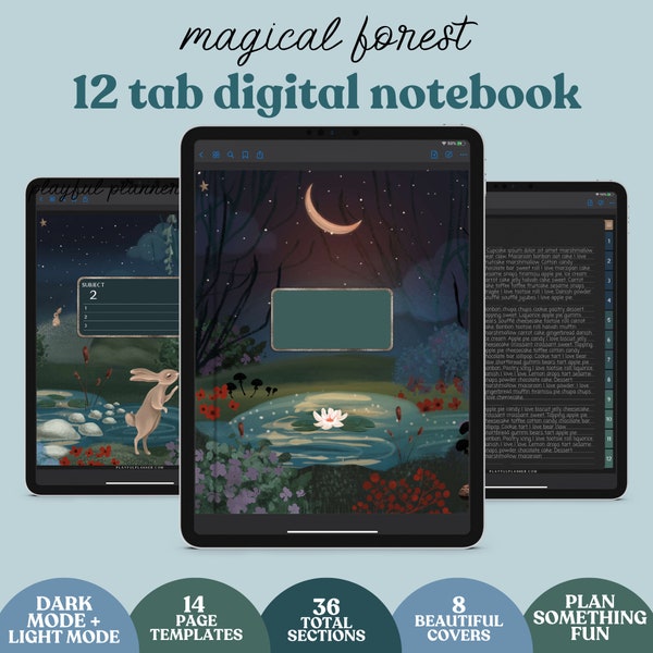 Digital Notebook Paper - Etsy
