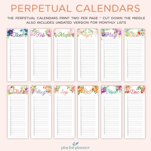 2025 2026 Printable Editable Calendar Bundle Includes Monthly Calendars ...