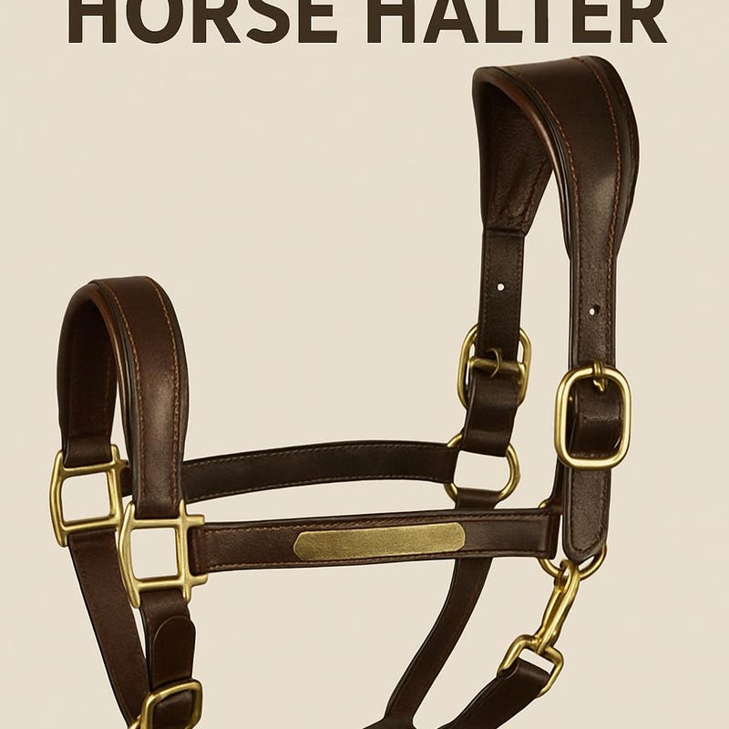 Full Leather Halter - Etsy UK