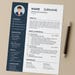 Editable Modern CV TEMPLATE for Microsoft Word Professional Resume ...