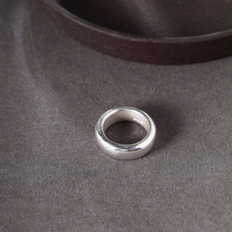 999 Heavy Silver Ring - Etsy