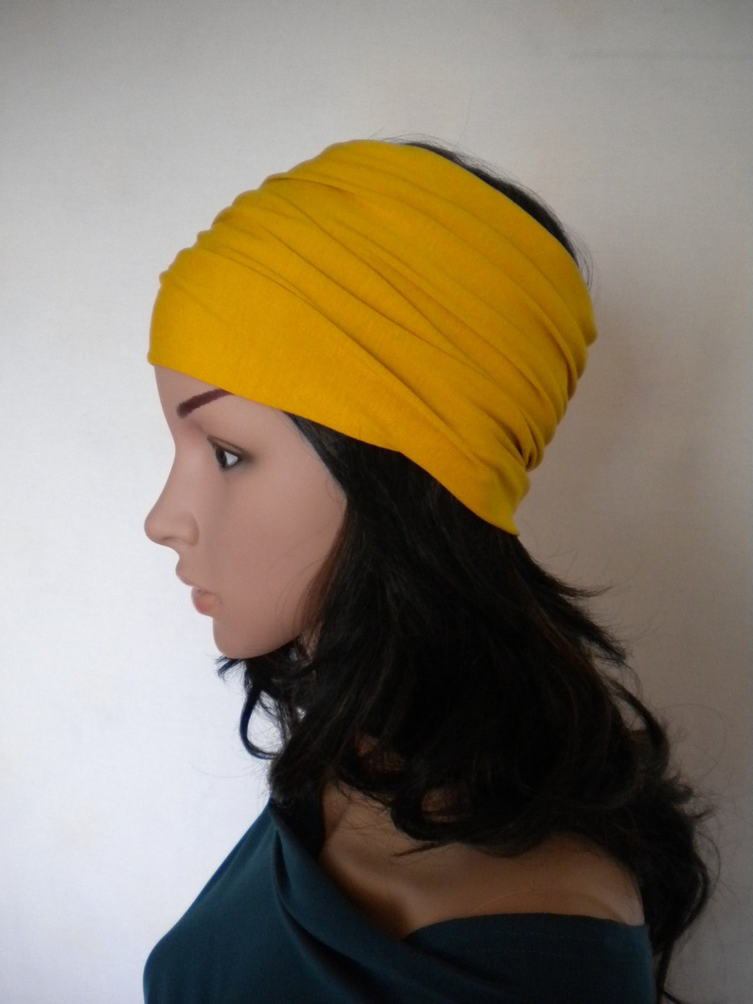 Turban Headband, Extra Wide Head Wrap, Unisex Hair Tube Bandeau ...