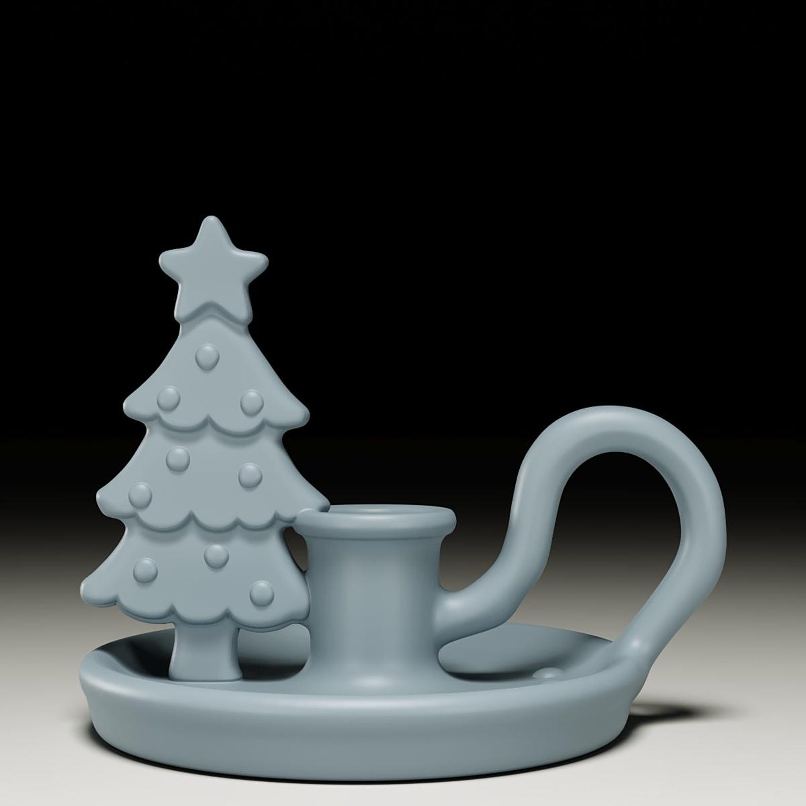 Christmas Tree Candle Holder – STL File for 3D Printing – Festive ...