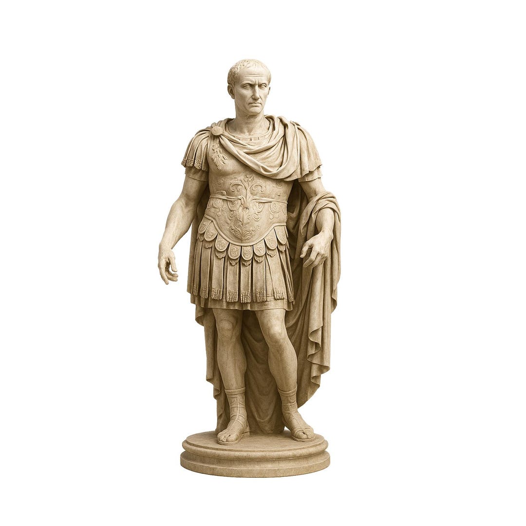 Statue of Julius Caesar– Highly Detailed STL File for 3D Printing - Etsy