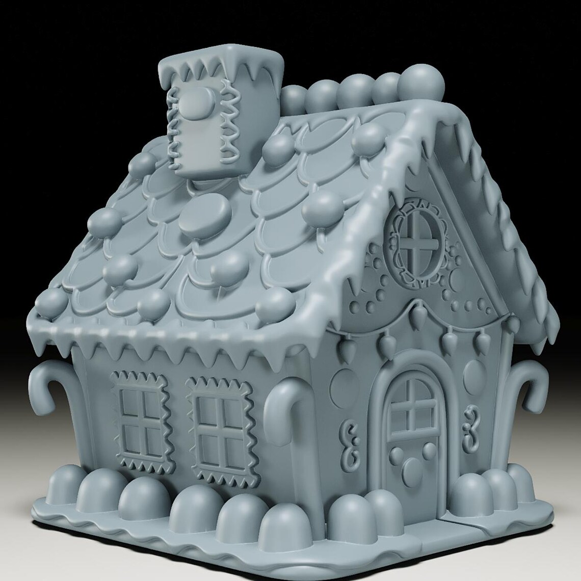 Gingerbread House – Christmas STL File for 3D Printing - Etsy Canada