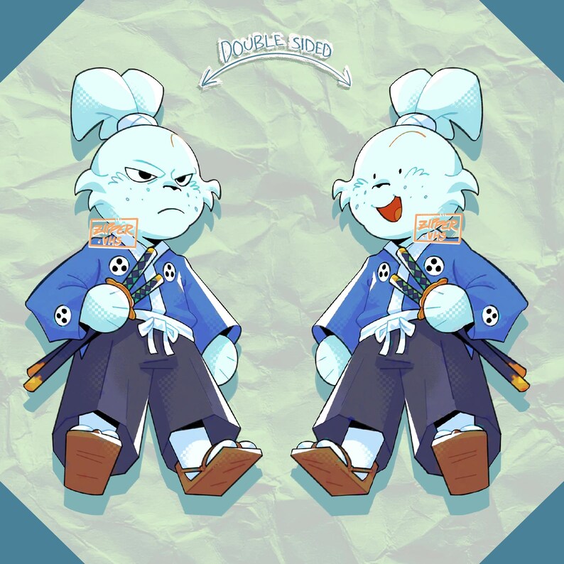 Samurai Rabbit Charms - Etsy