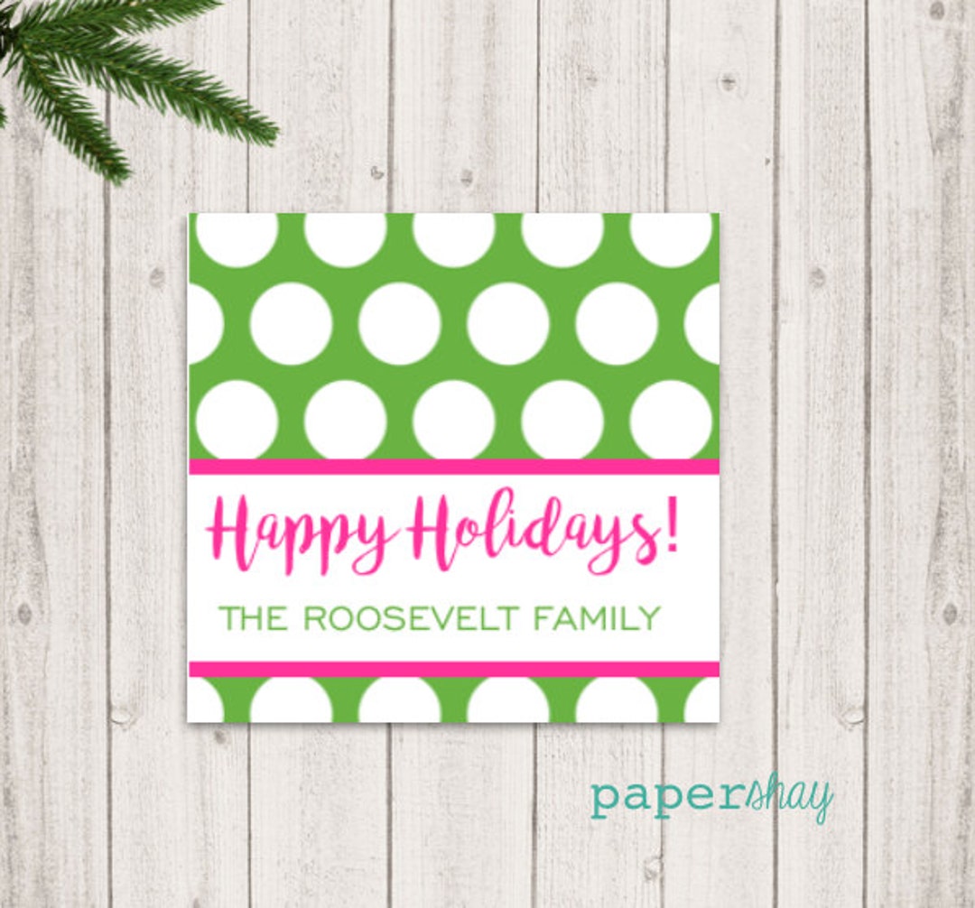Christmas Enclosure Gift Cards Gift Tags or Stickers Holiday - Etsy