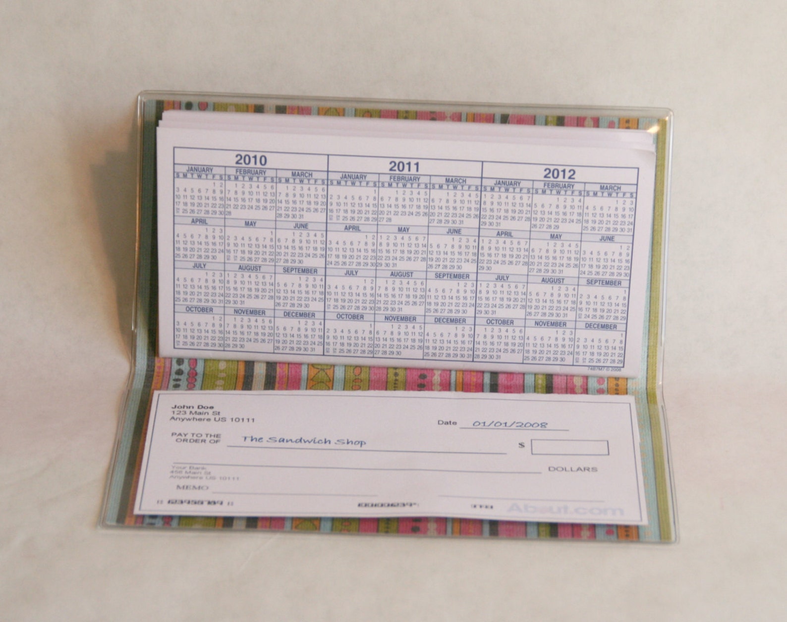 Checkbook Cover Paisley Vinyl Checkbook Cover Travel | Etsy