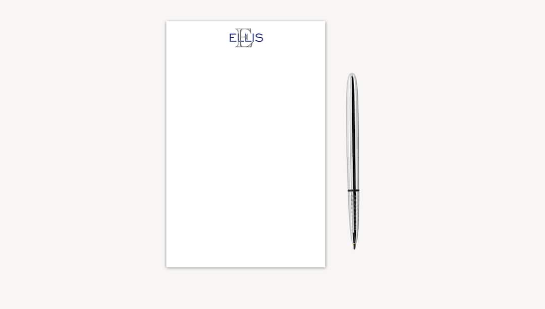 Professional NOTEPAD for Men, Family Personalized Notepad for Thank You ...