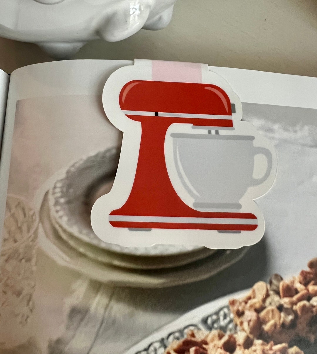 Cookbook Magnetic Bookmark, Bookmark for Cooking Clubs, Kitchen Mixer ...