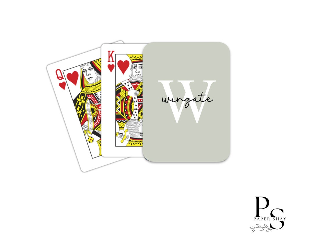 Custom Playing Cards - Personalized Poker Deck for Game Night Gift ...