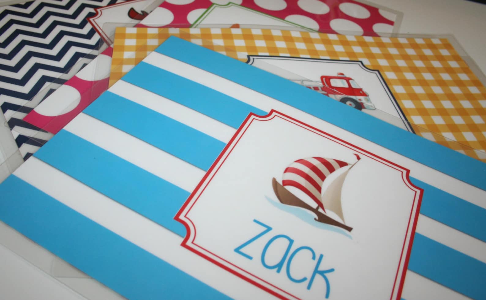 Monogrammed Placemat Laminated Placemats Design Your Own | Etsy