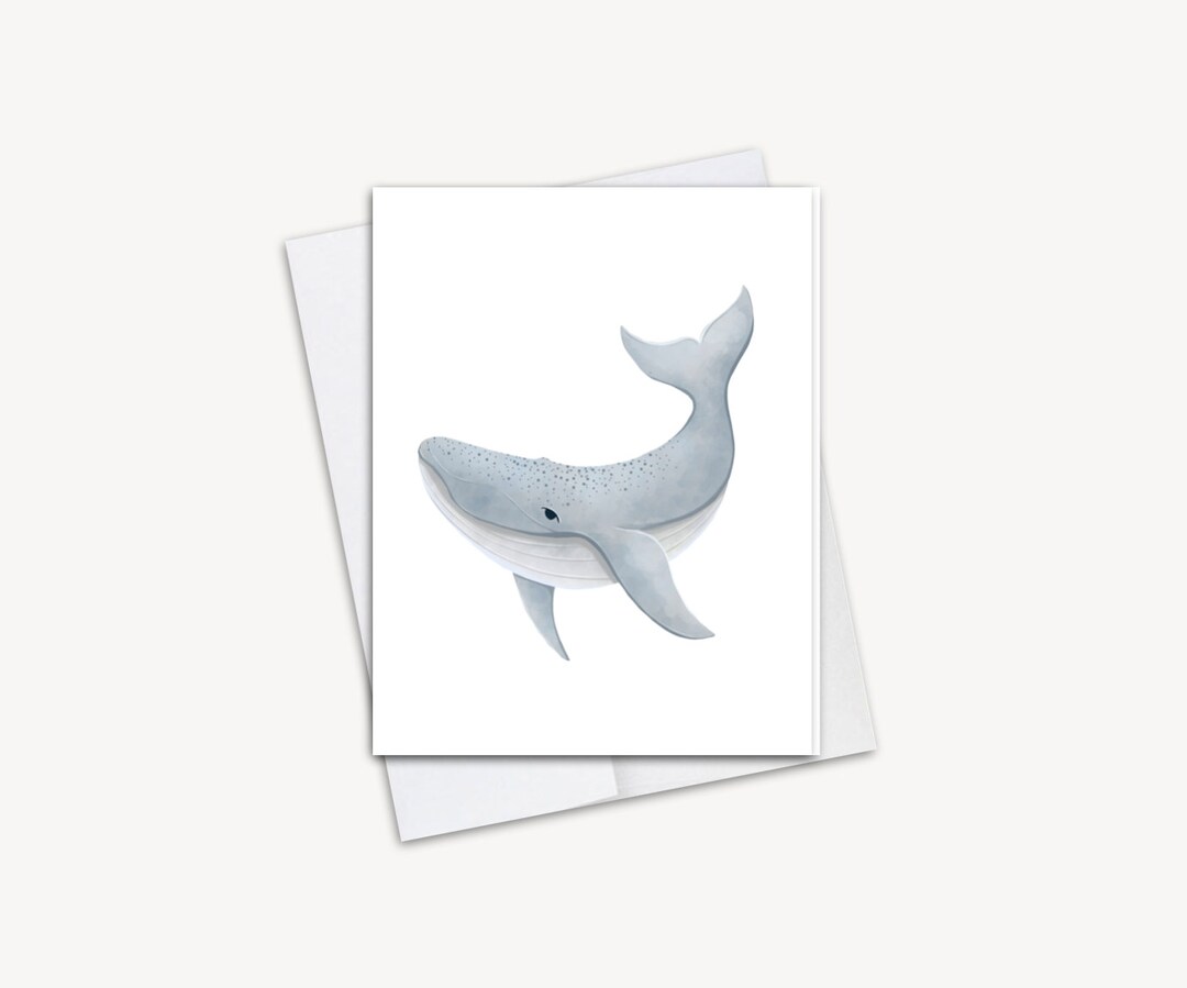 Whale Note Card Set. Card Set. Kids Note. Note Cards. Blank Cards ...