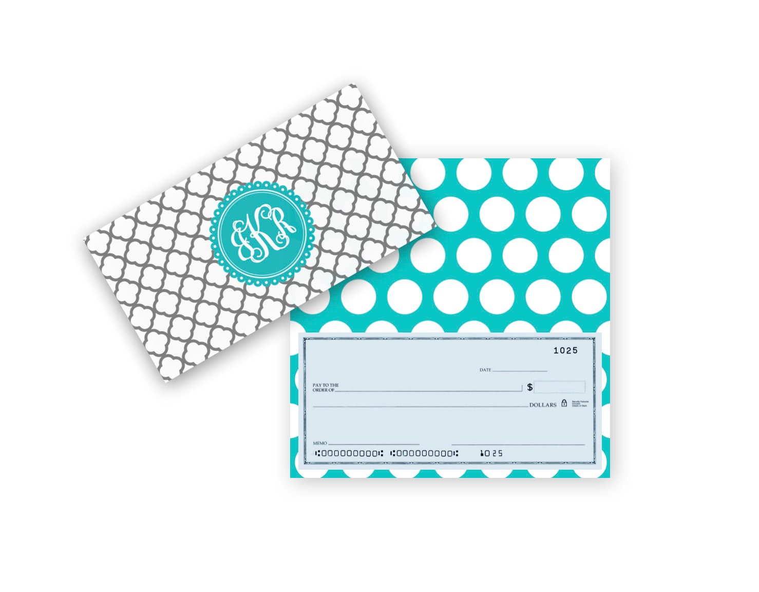 Checkbook Cover, Monogrammed Vinyl Checkbook Cover, Duplicate Checkbook ...