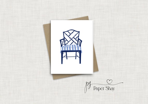 Preppy card set. watercolor wreath. note cards. blank cards. | Etsy