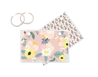 Index Card Binder, Flashcard Holder or Recipe Book, Laminated Note Card ...