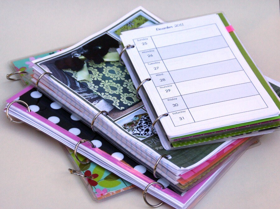 School Notebook or Loose Leaf Binder Bridal Binder Planner 3 | Etsy