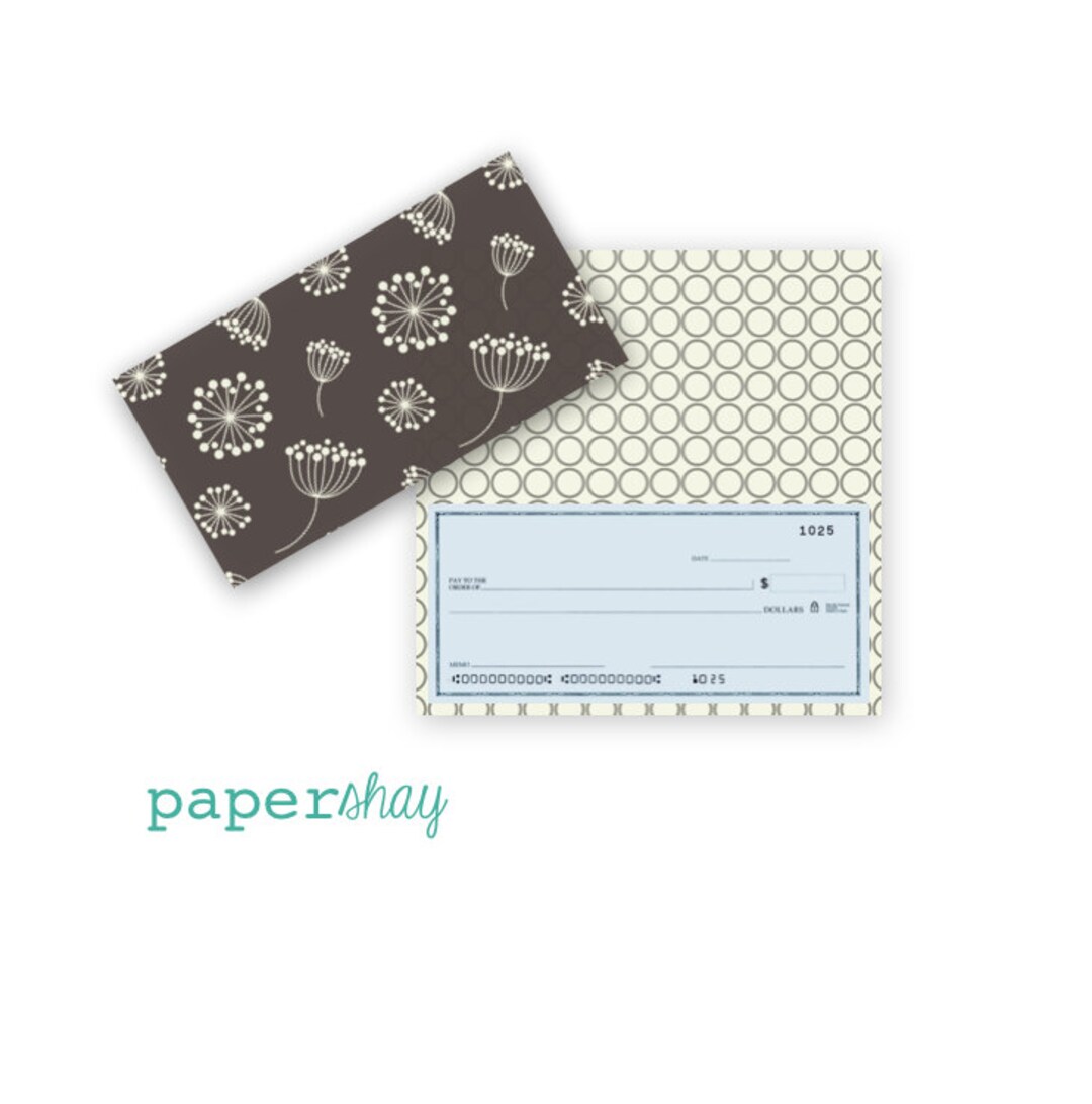 Duplicate Botanical Unique Checkbook Cover | Gift for Women | Business ...