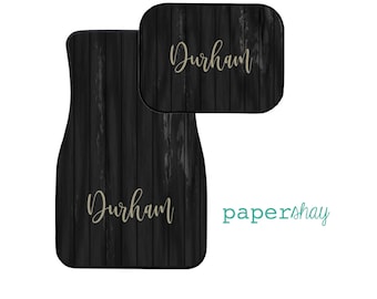 Monogram Floor Car Mats, Personalized Floor Mats for Your Car and SUV ...