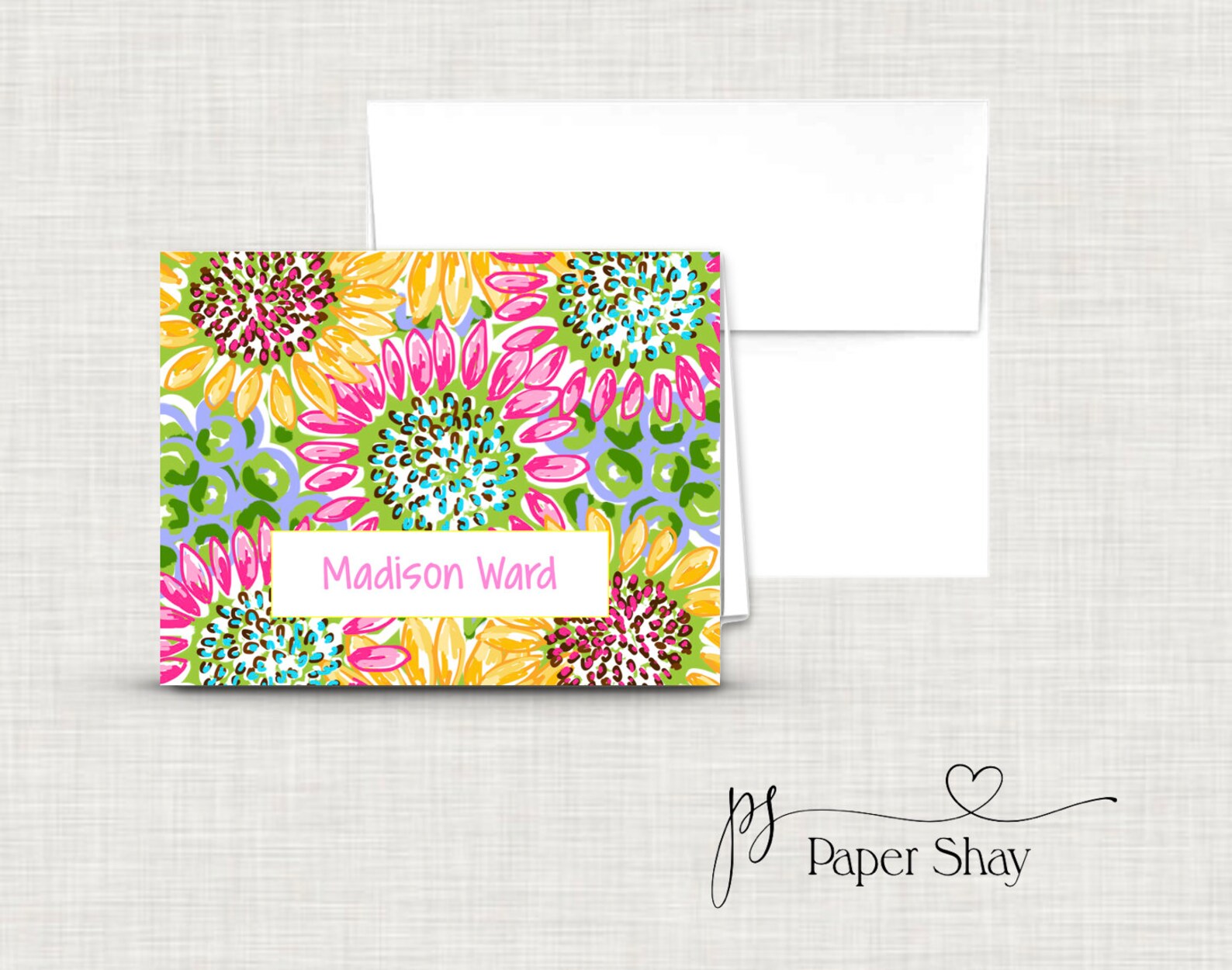 Personalized Stationery or Custom Note Cards, Bridesmaid Gifts, Child ...