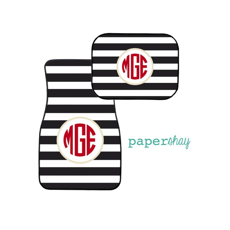 Car Monogram Mat - Etsy