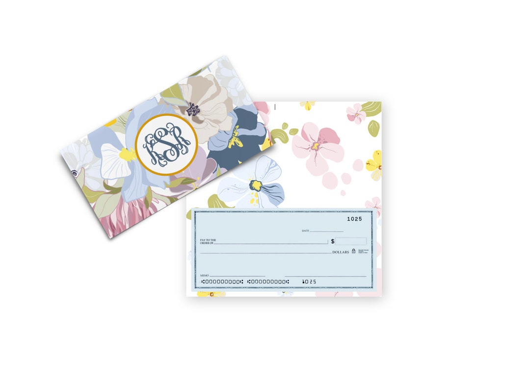 Checkbook Cover, Monogrammed Vinyl Checkbook Cover, Duplicate Checkbook ...