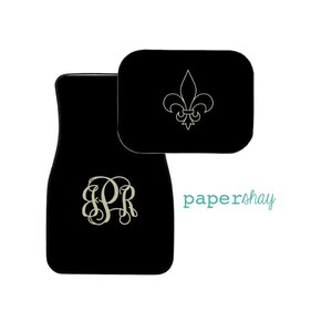 Monogram Floor Car Mats, Personalized Floor Mats for Your Car and SUV ...