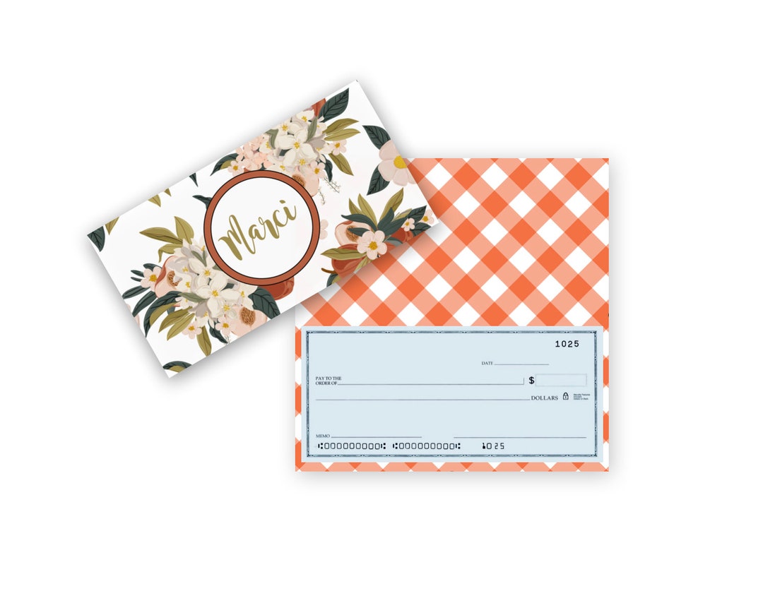 Checkbook Cover, Monogrammed Vinyl Checkbook Cover, Duplicate Checkbook ...
