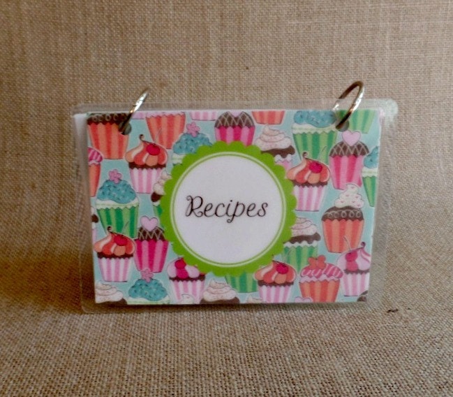 Recipe Card Binder Laminated 4 X 6,index Card Binder, Index Card Holder ...