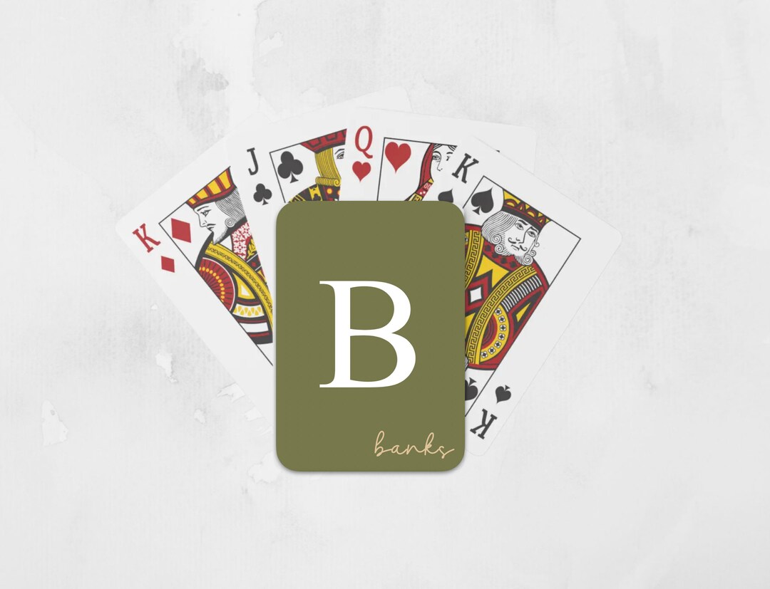 Personalized Poker Cards for Men, Custom Playing Cards, Game Night Gift ...