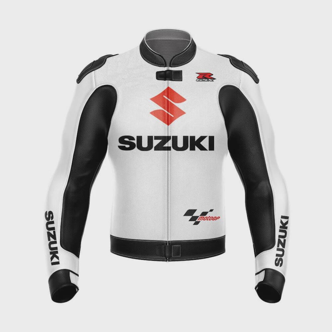 Suzuki GSX-R Riding Leather Motorcycle Jacket | Premium Racing Gear for ...