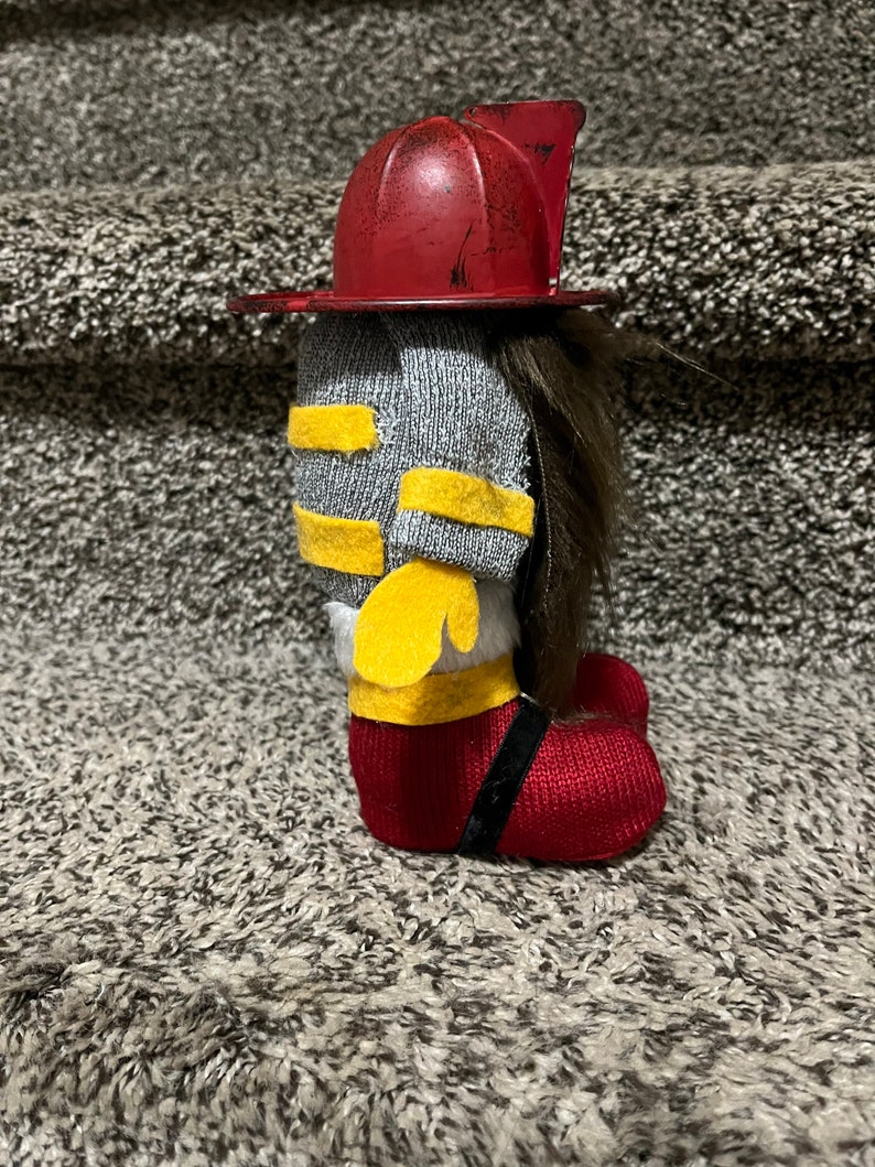 Firefighter Gnome - Etsy