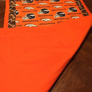 Denver Broncos Table Runner - Etsy