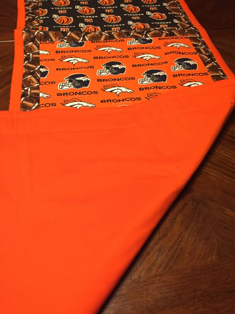 Denver Broncos Table Runner - Etsy
