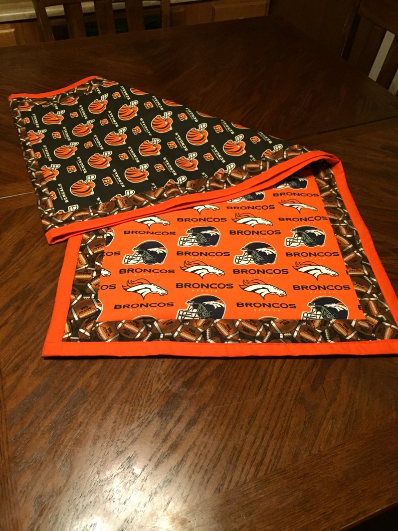 Denver Broncos Table Runner - Etsy