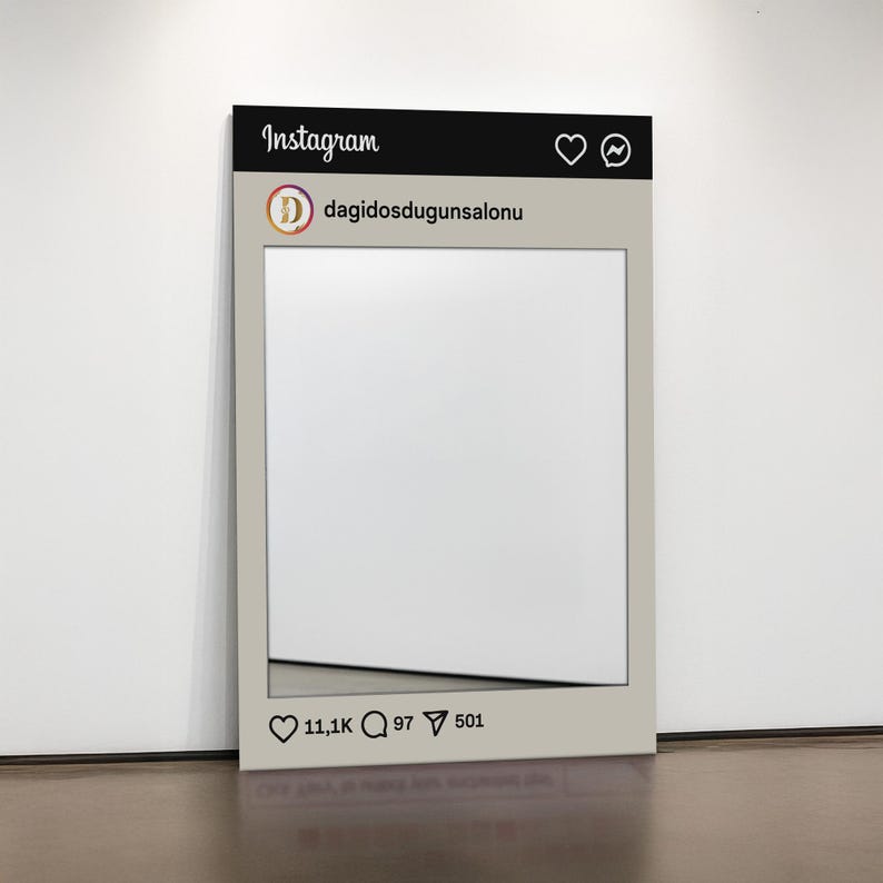 Instagram Style Mirror: Social Media Influencer Decor - Etsy