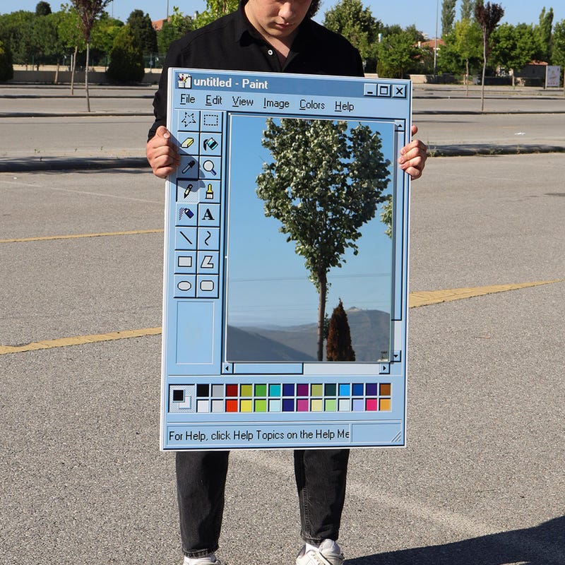 Ms Paint Mirror - Etsy