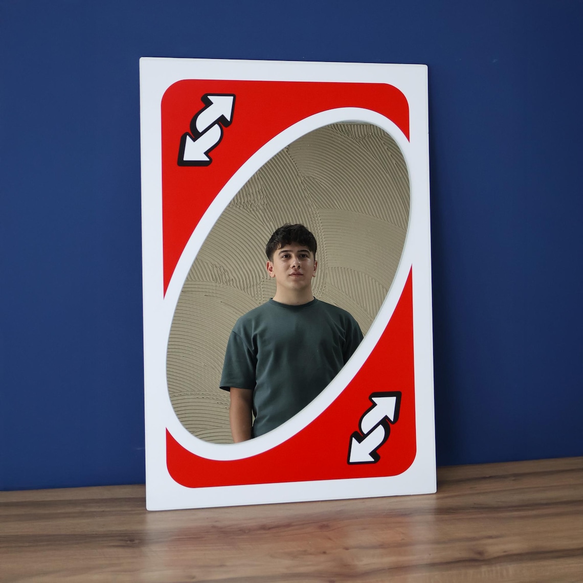 UNO Card Game Mirror: Fun Colorful Wall Decor - Etsy