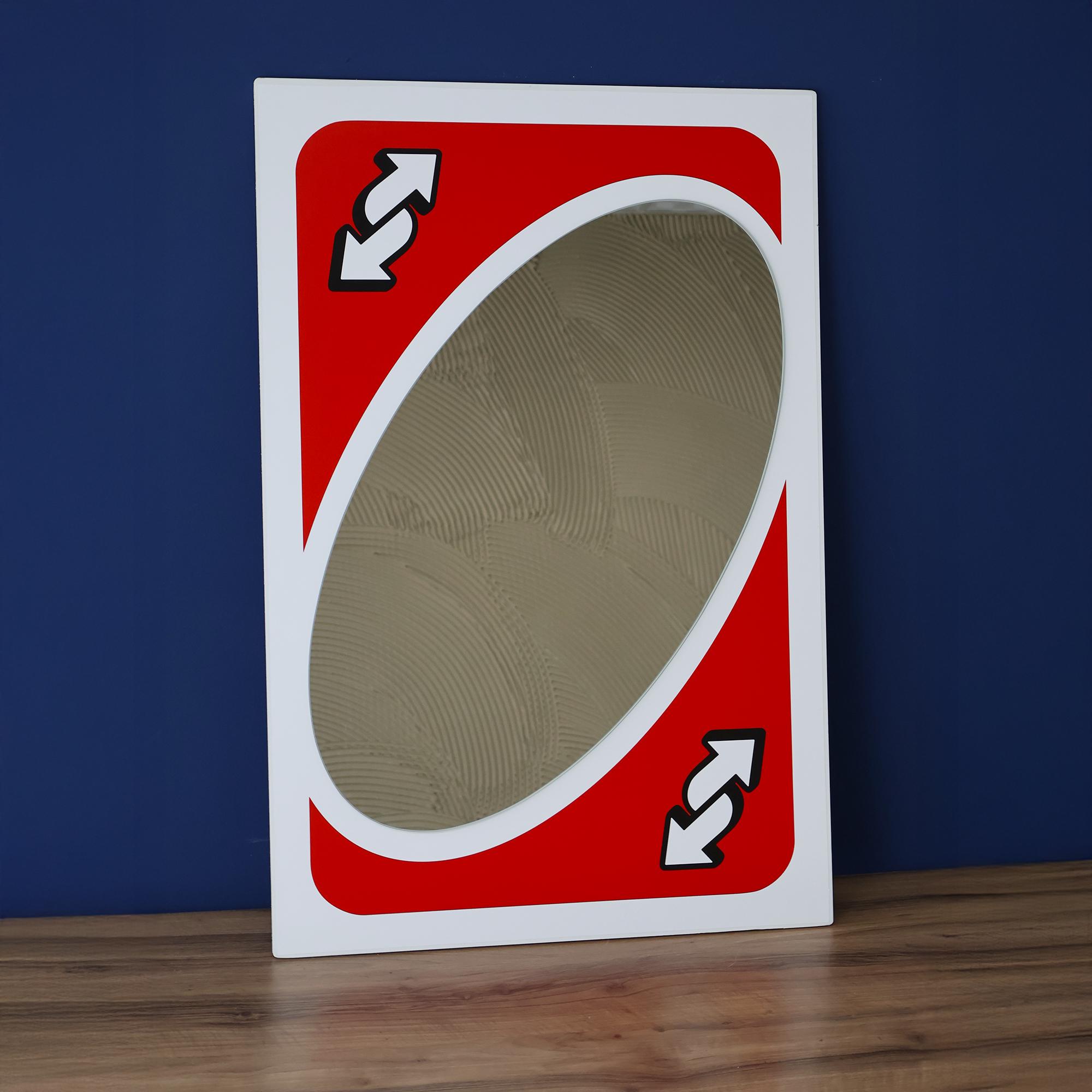 UNO Card Game Mirror: Fun Colorful Wall Decor - Etsy