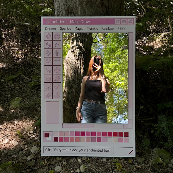 Ms Paint Mirror - Etsy