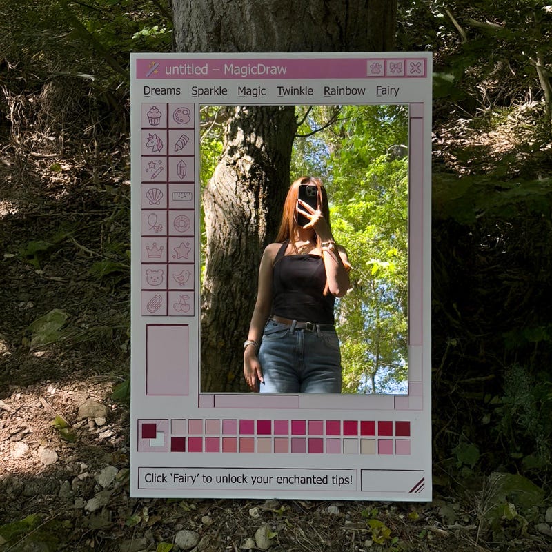 Ms Paint Mirror - Etsy