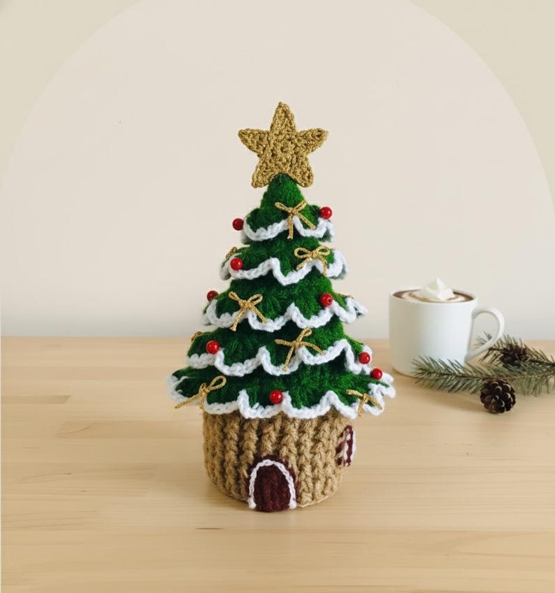 Christmas Tree Candy Box Crochet Pattern, Christmas Amigurumi Tutorial ...