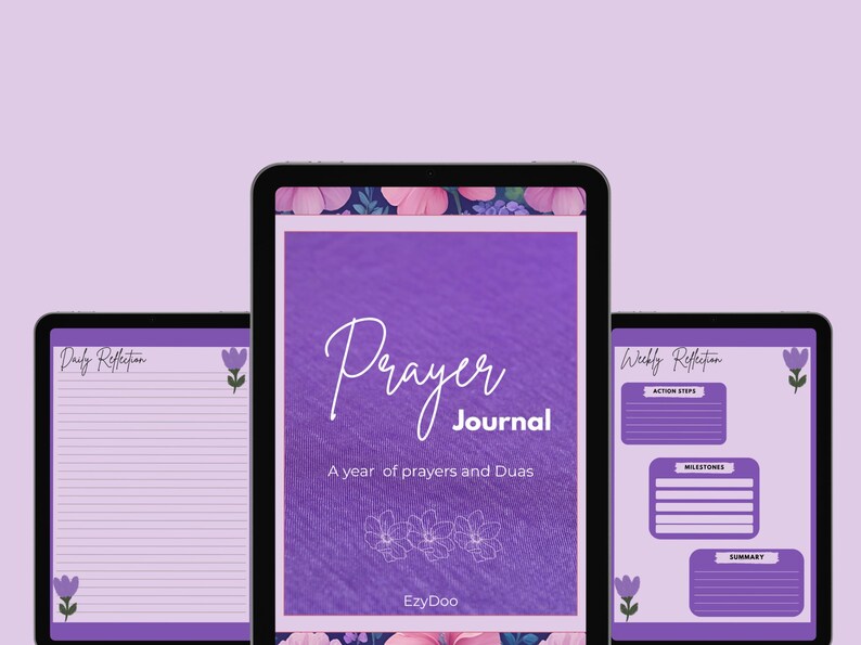 Islamic Prayer Journal Printable – Daily Salah Tracker, Gratitude ...