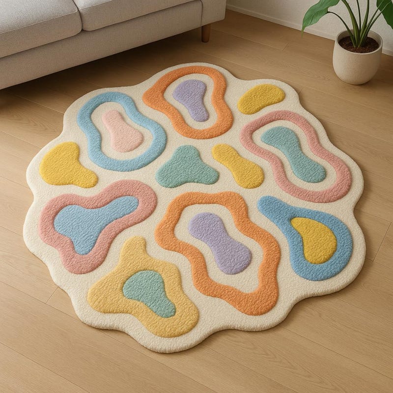 Blob Rug - Etsy