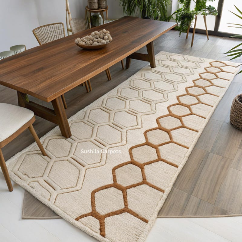 Hexagonal Rug - Etsy