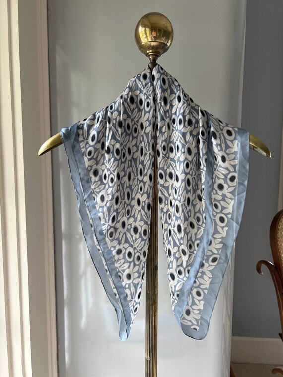vintage silk scarf signed - Gem