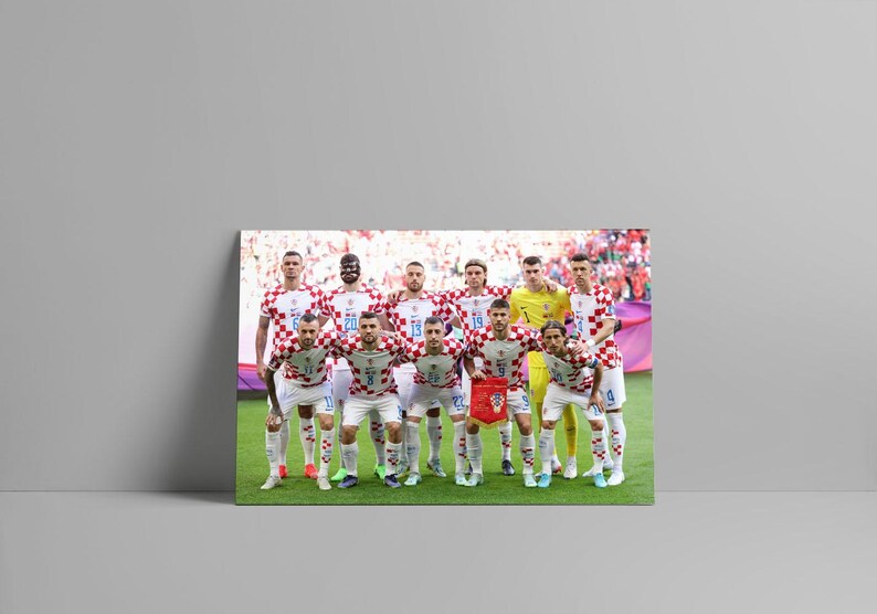 Croatia National Football Team Poster – 20x30 Vatreni Wall Art, Red ...
