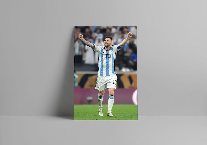 Lionel Messi Argentina Poster – Iconic Soccer Star Wall Art 20x30 - Etsy